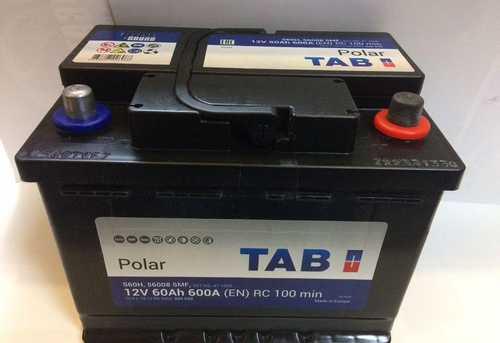 Аккумулятор Автомобильный 60 ач Tab Polar