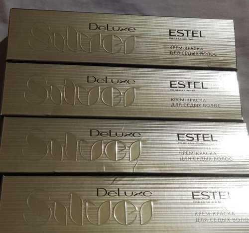 Краска Estel Deluxe Silver. 4 шт. Новая. Цвет 6/56