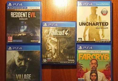 Fallout 4 ps4 рус/resident evil 7/village/farcry 6