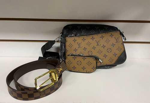 Сумка мужская кожаная Louis Vuitton 3\1