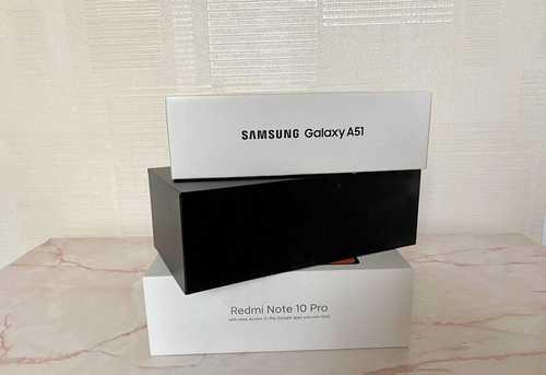 Коробка от телефона Samsung / Redmi Not 10 Pro