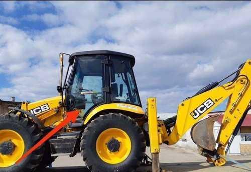 Стекло дверное левое/правое на JCB 3CX/4CX