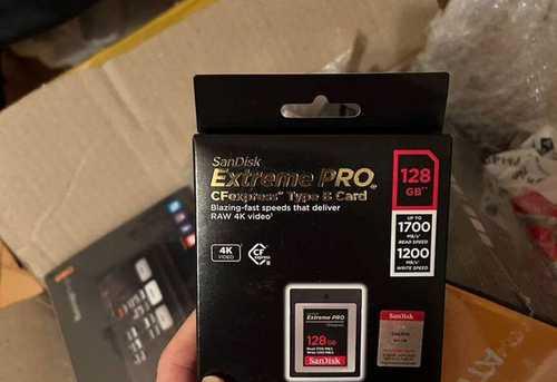 Sandisk extreme pro cfexpress 128gb type B
