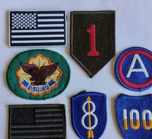 Шевроны нашивки США, цена за 1 любой