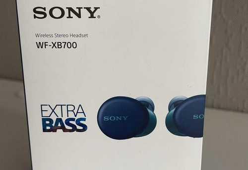 Наушники Sony WF-XB700 синие