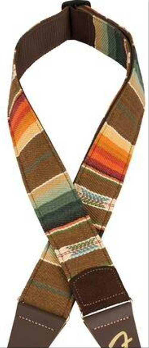 Ремень гитарный fender 2 sonoran strap saguaro