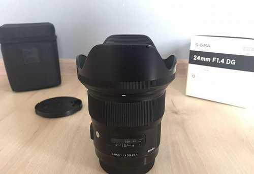 Sigma (Canon) 24mm f1.4 Art