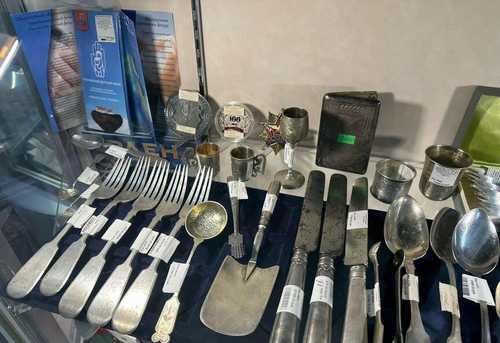 Царская антикварная посуда и серебро 84 пробы ри