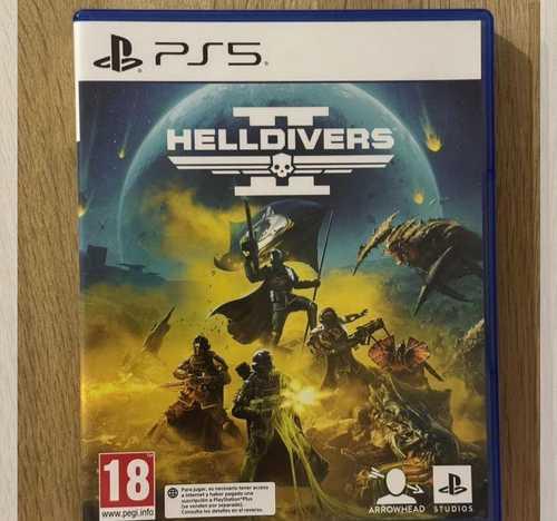 Helldivers 2 ps5 диск