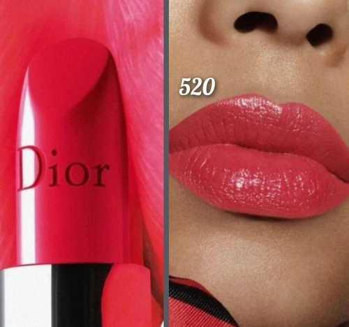 Помада Dior rouge 520 тестер