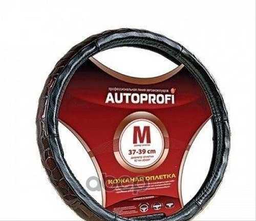 Кожанаяоплёткаруляautoprofi AP-156BK(M) AP