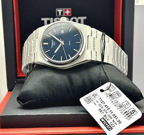 Tissot Prx синий циферблат в фирменном комплекте