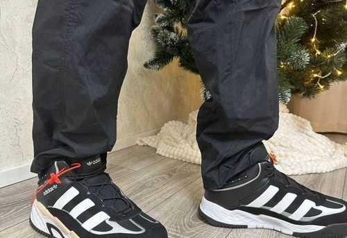 Кроссовки мужские Adidas niteball зимние с мехoм