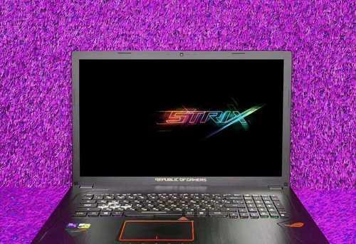 Ноутбук asus ROG strix 17.3 i7 GTX1060