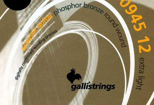 Струны для акустической гитары Galli Strings AGP09