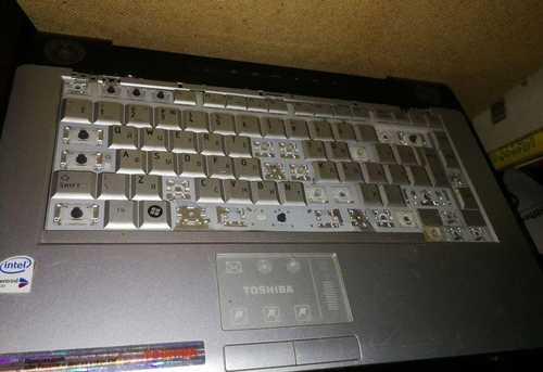 Ноутбук Toshiba A200, сломанный без монитора