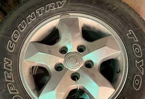 Колеса на ssangyong kyron, шины Toyo