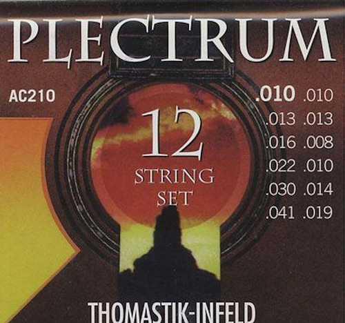 Струны для акустической гитары Thomastik AC210 Plectrum