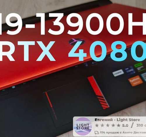 I9-13900HX RTX 4080 175W Игровой ноутбук Thunderob