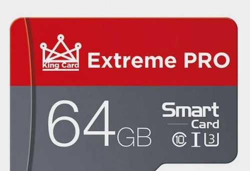 Карта памяти Extreme Pro 64GB MicroSD high speed