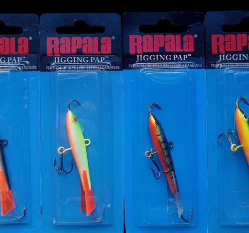 Балансиры 4 шт Rapala gigging rap 70mm на судака