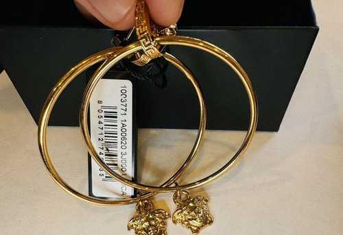 Серьги конго versace новые оригинал
