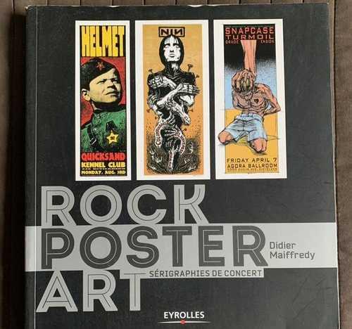 Книга на французском Rock Poster Art (Eyrolles)