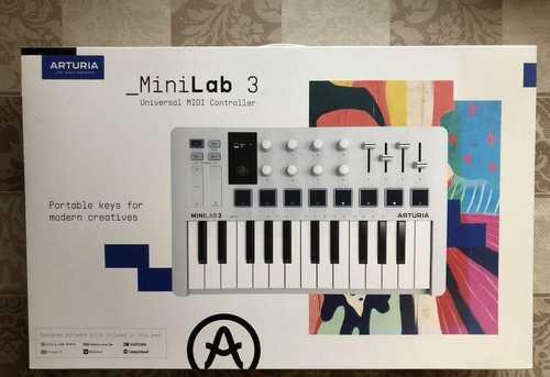 Midi клавиатура Arturia minilab 3 (белая)