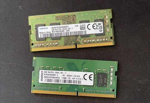 Оперативная память ddr3 4 gb(3шт) ddr4 4gb(1шт)