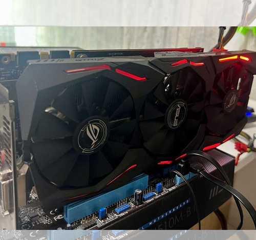 Топовая strix GTX 1070ti /идеал /гарантия