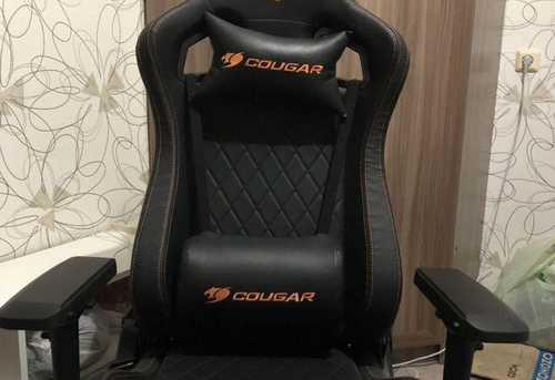 Кресло компьютерное игровое Cougar armor S Black