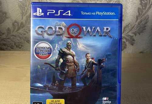 Игра для ps4 ps5 God of war 4 2018