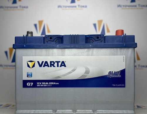 Аккумулятор Varta BD 6ст-95 R+ (G7)