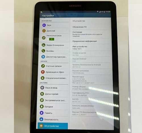 Планшет samsung galaxy tab Е SM-T561 3G