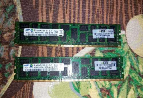 Оперативная память ddr3 ecc reg samsung