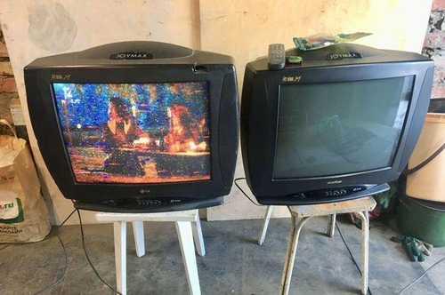 Два телевизора Диаганаль 52 LG GoldStar с пультом