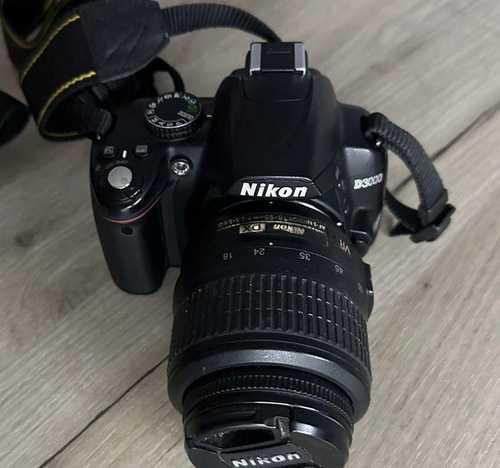 Фотоаппарат Nikon D3000   обьектив Nikon DX AF-S