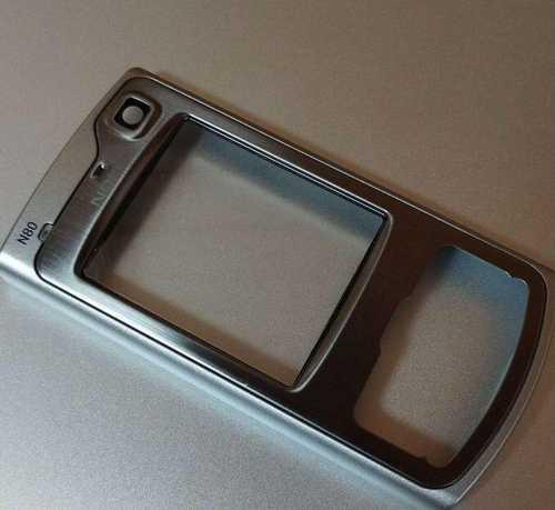 Nokia N80 передняя панель silver оригинал