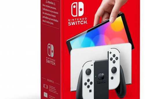 Игровая приставка Nintendo Switch oled (Белый)