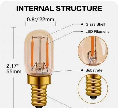 LED лампочка Grensk E12 / 2200К
