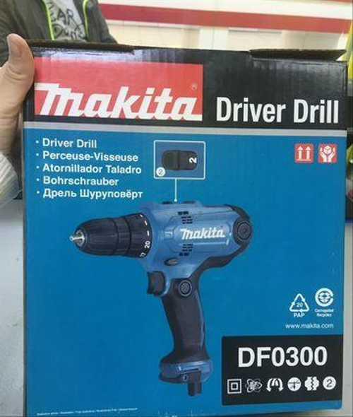 Сетевая дрель-шуруповерт Makita DF0300