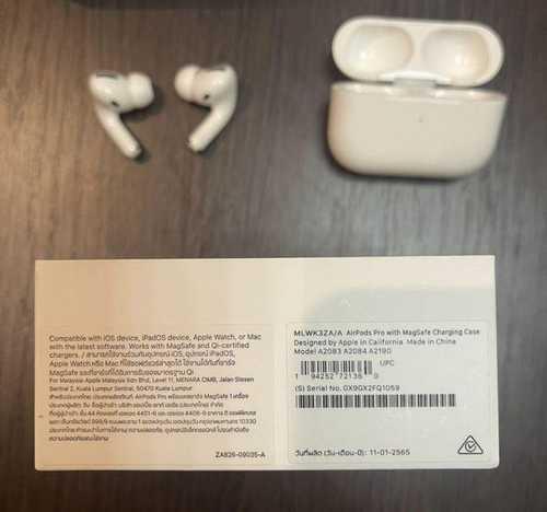 Наушники apple airpods pro оригинал б/у