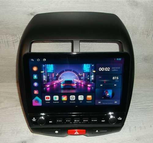 Mitsubishi Asx 4/64 Android+sim магнитола новинка