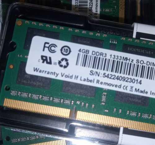 Память DDR3, 1333мгц, для ноутбука 4Gb