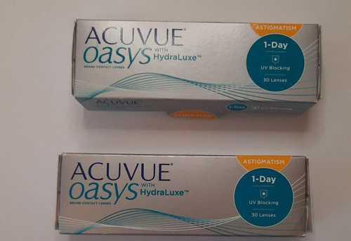 Линзы acuvue oasys astigmatism