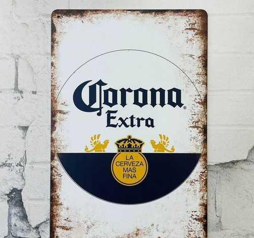 Декор на стену табличка Corona Extra Beer