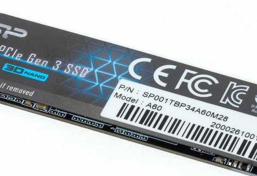 SSD накопитель Silicon Power M.2 2280 1тб новый