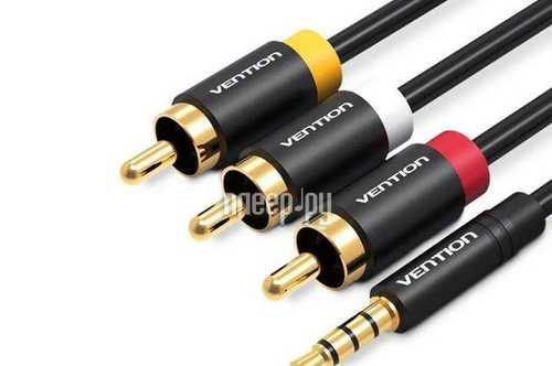 Vention Jack 3.5mm/M - 3xRCA/M 1.5m VAB-R07-B150