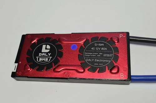 Плата контроля BMS Li-ion 4S 12V 80A