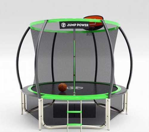 Батут Jump Power 10 ft Pro Inside Basket Green